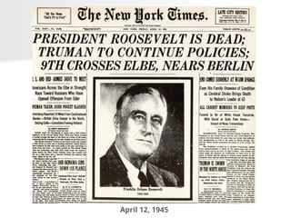 U.S. Ends World War II and full history.ppt