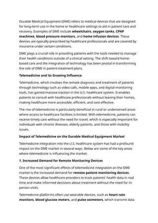 Key Drivers Fueling Growth in the U.S. Durable Medical Equipment Market ...