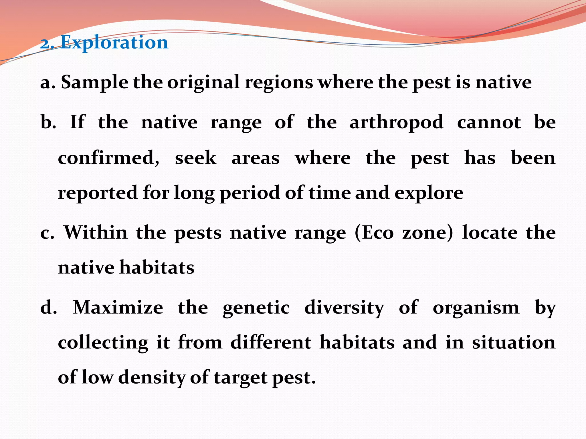 Introduction to handling of natural enemies | PDF