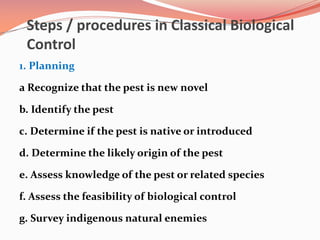 Introduction to handling of natural enemies | PDF