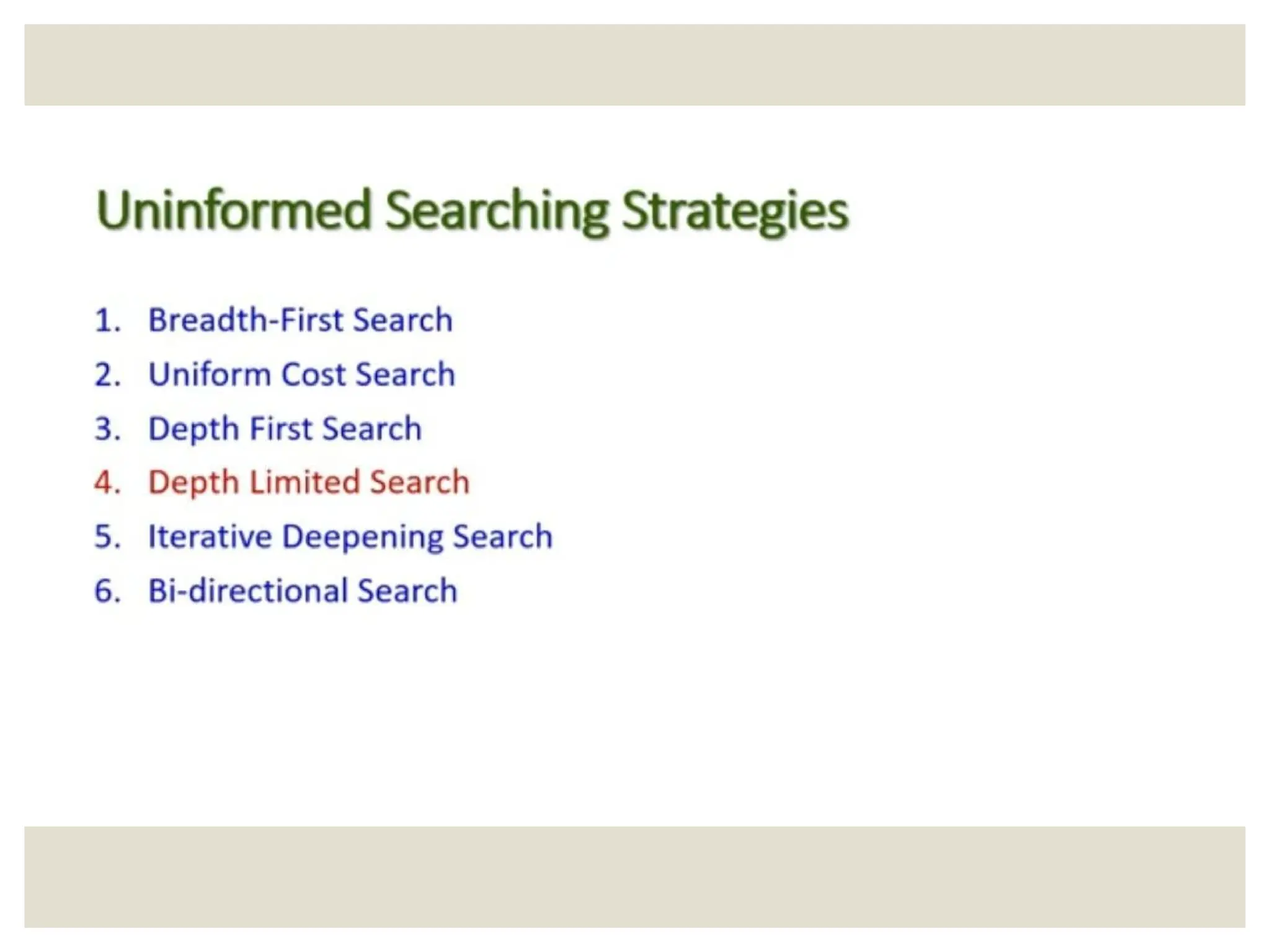 Problem Solving Agents Search Strategies Ppt