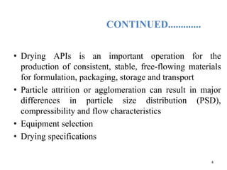 Drying and mixing | PPTX