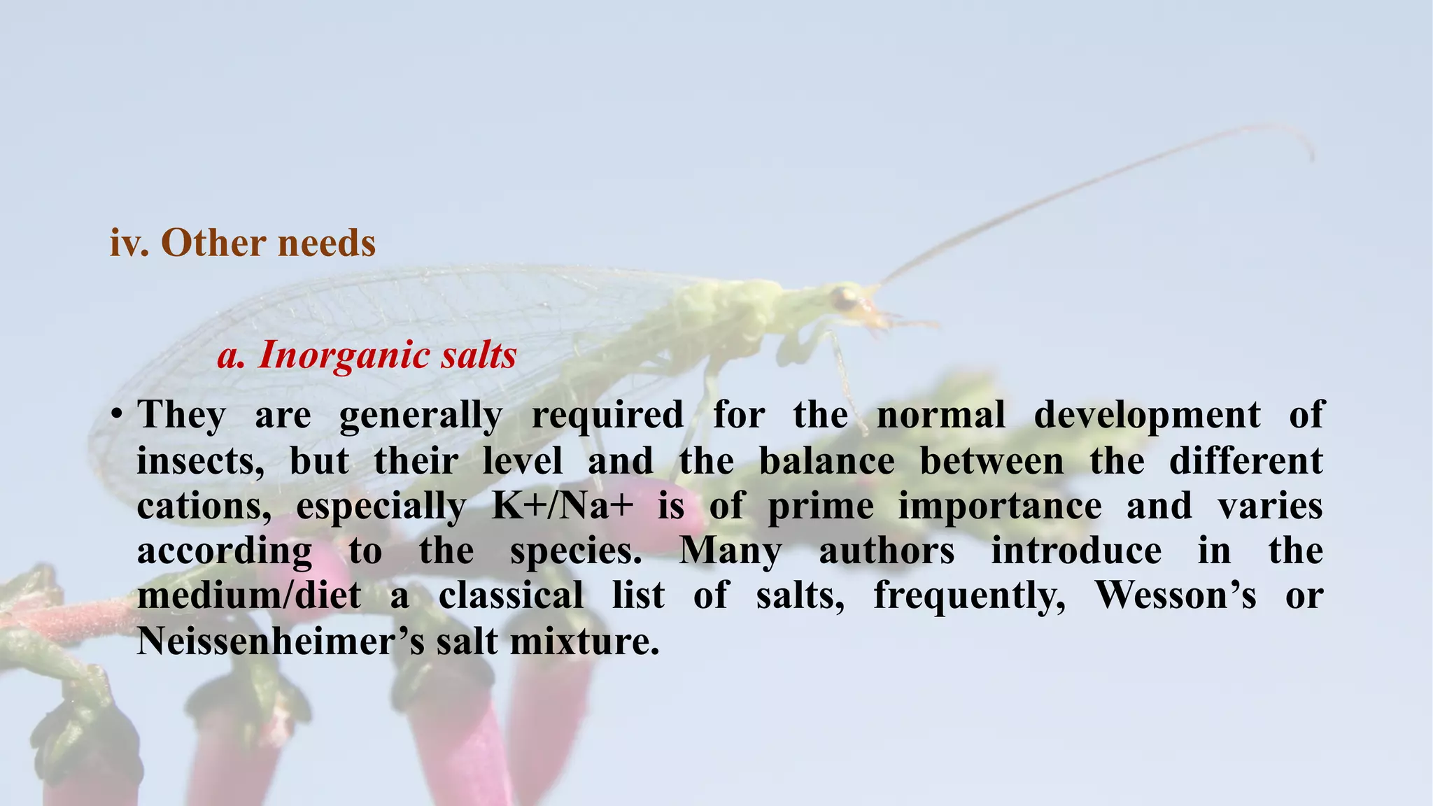 Nutrition of Entomophagous Insect and their Host | PDF