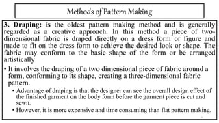 U 3 introduction to pattern making | PPTX