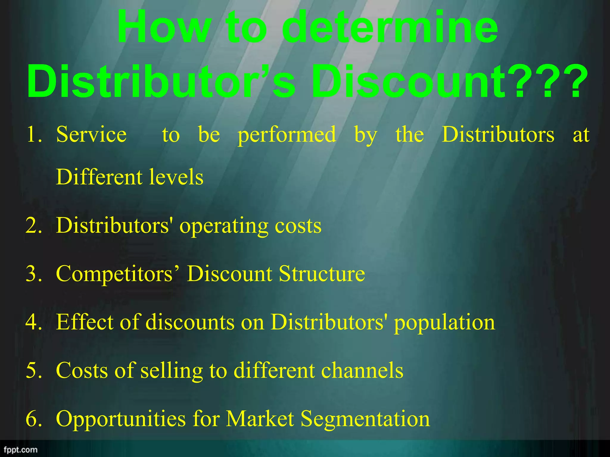 Price Differentiation | PPTX