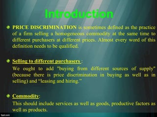Price Differentiation | PPTX