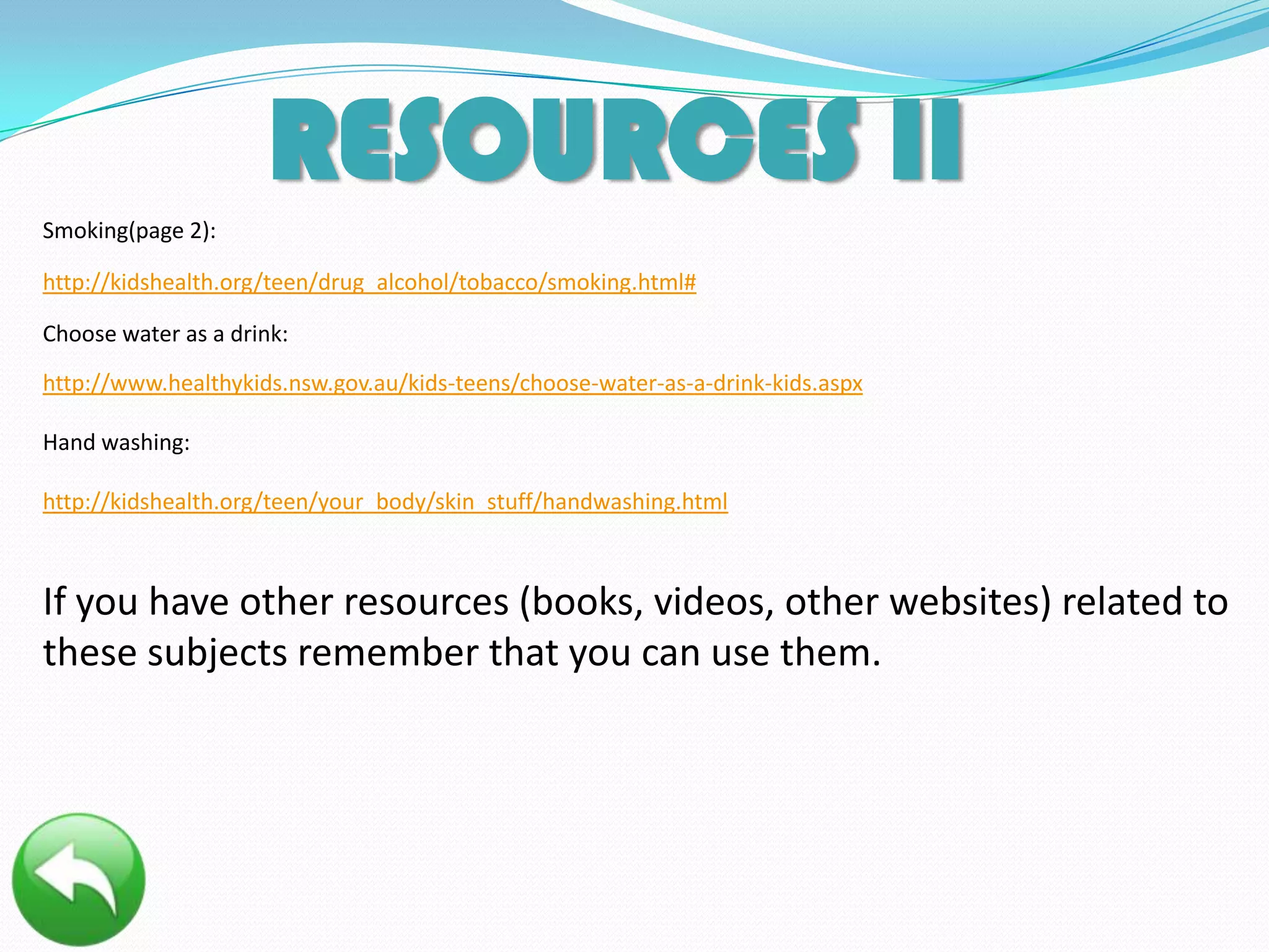 U.4 taking care of our body | PPTX