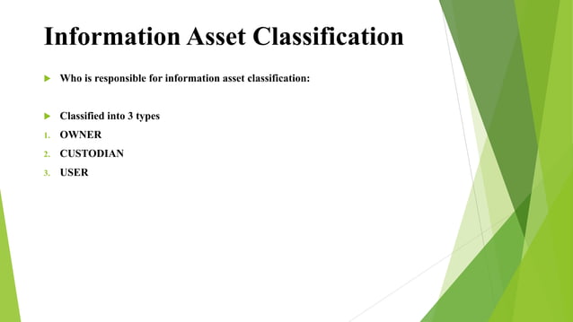 Information Asset Classification Pptx Operating Systems Computer