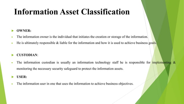 Information Asset Classification Pptx Operating Systems Computer