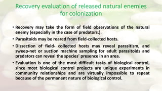 Colonization of Natural Enemies, Techniques of Release of Natural ...