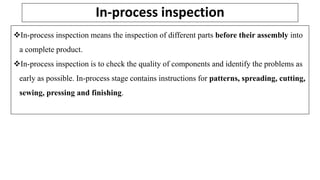 U 7 total quality management in garment industry | PPTX