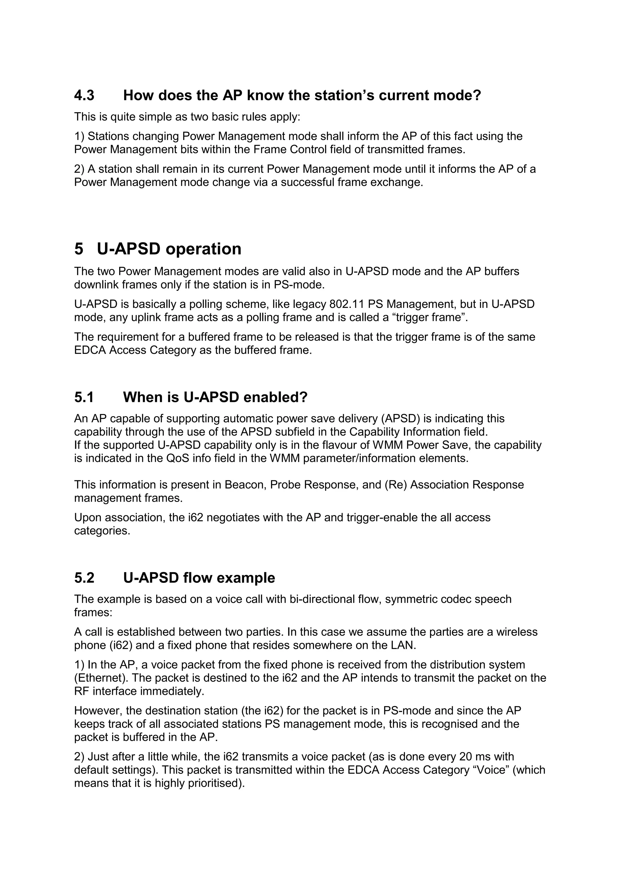 U apsd explained and debugged i62-r2 | PDF