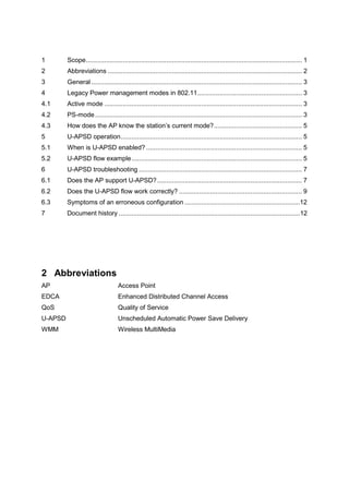 U apsd explained and debugged i62-r2 | PDF