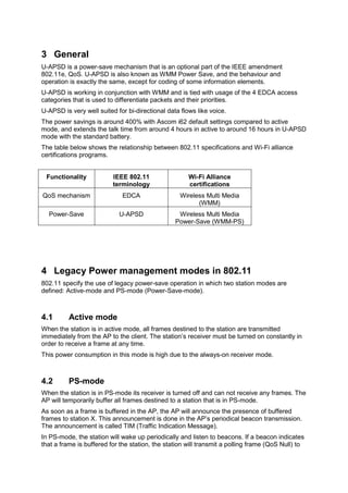 U apsd explained and debugged i62-r2 | PDF