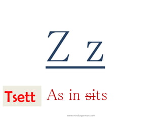 German alphabets u to beta | PPTX