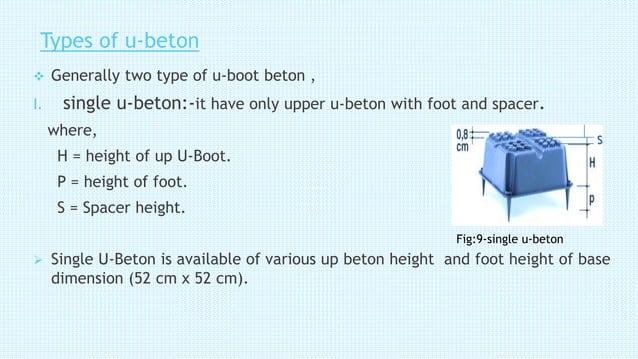 U boot beton technology | PPTX