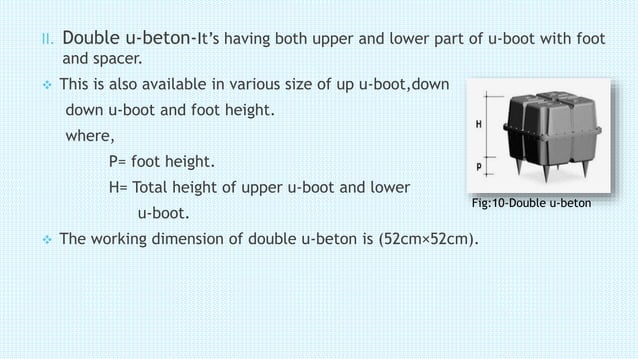 U boot beton technology | PPTX