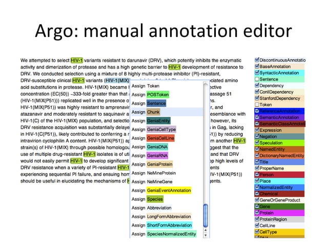 Creating workflows and annotations in U-Compare and Argo | PPT
