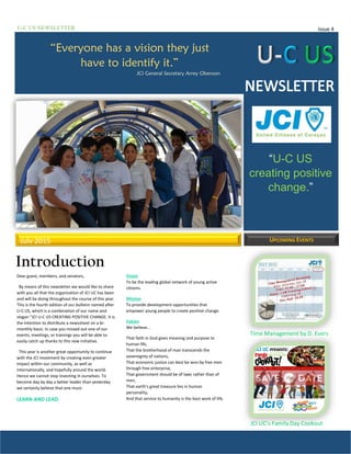 JCI U-C US Newsletter | PDF