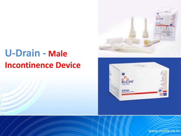 U drain - male incontinence device | PPT