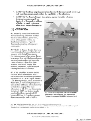 (U fouo) dhs infrastructure protection note- most significant tactics ...