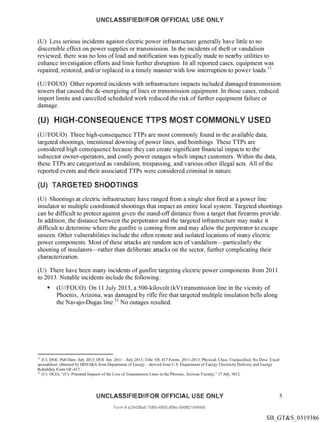 (U fouo) dhs infrastructure protection note- most significant tactics ...