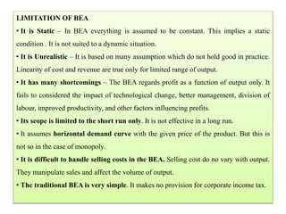 U-III P5 break even point analysis, BEP. | PPT