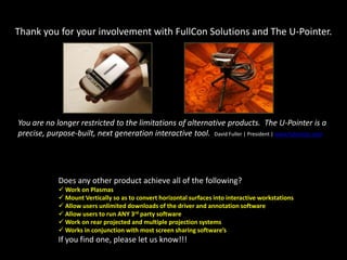 U Pointer Detailed Training Manual | PPTX