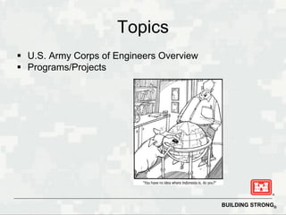 U.S. Army Corps of Engineers - Overview of Programs and Projects | PDF