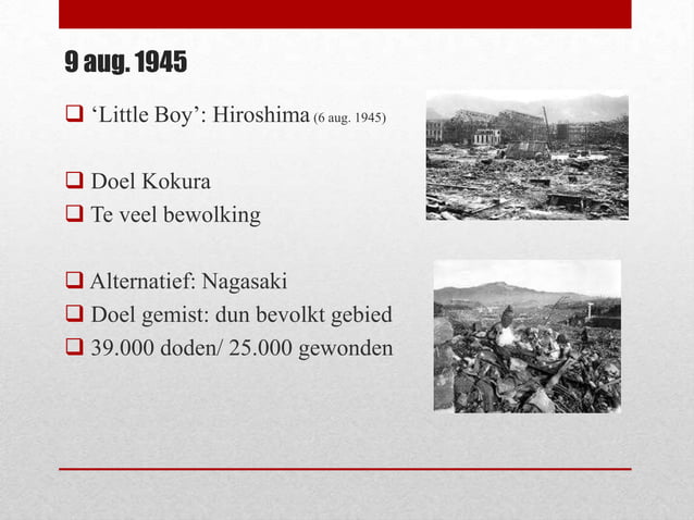 U.s. drops atomic bomb | PPTX