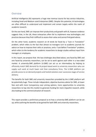 University-SME Platform | PDF