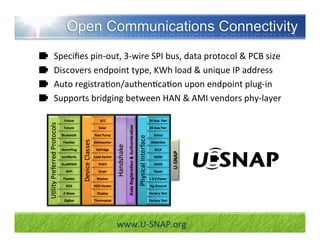 Utility Smart Network Access Port (U-SNAP) Alliance Overview | PDF