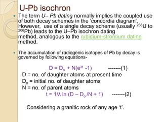 U th-pb dating | PPTX