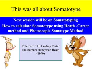 U tube -somatotyping -1st part final | PPT