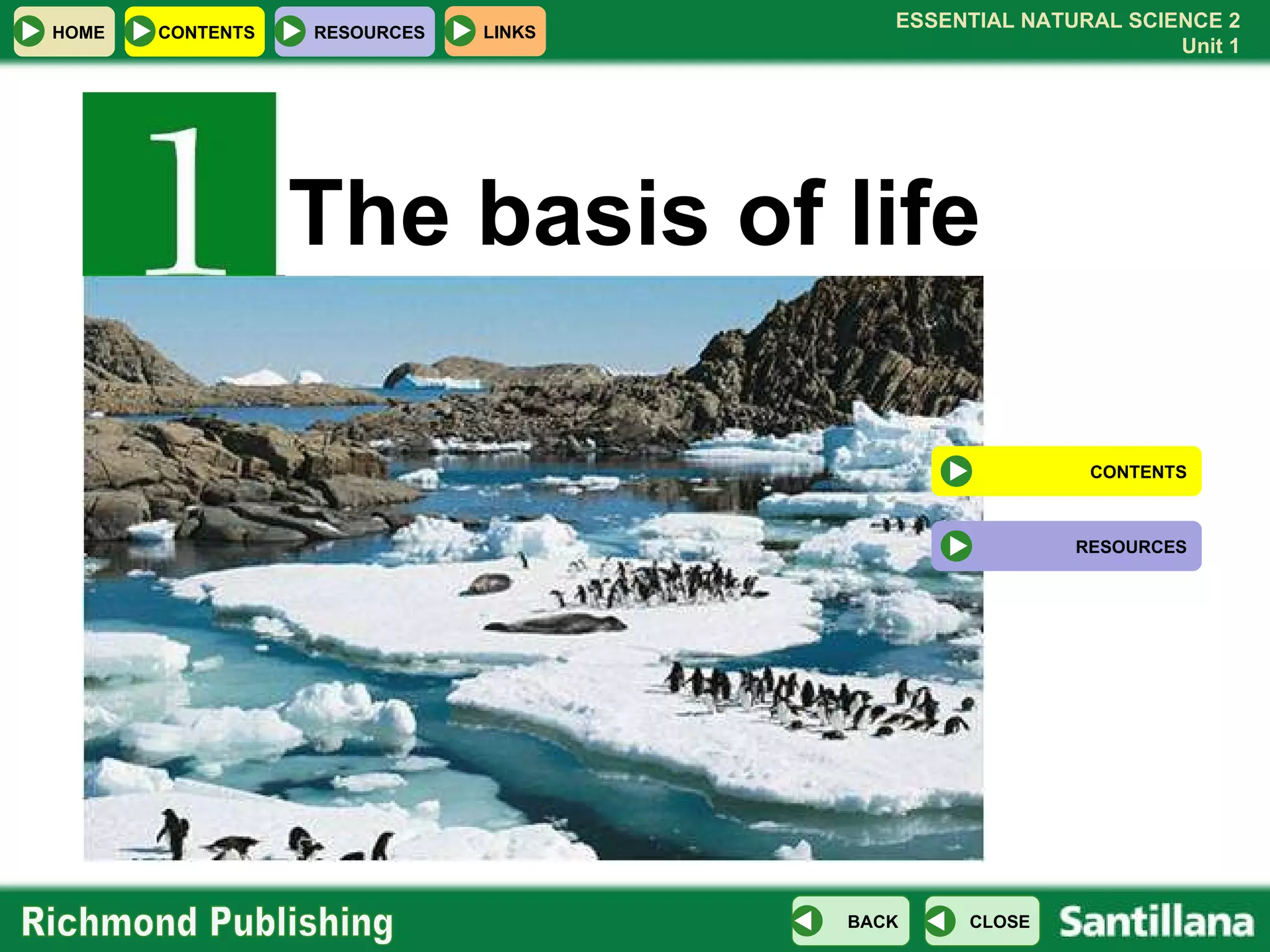 U01 Basis Of Life | PPT