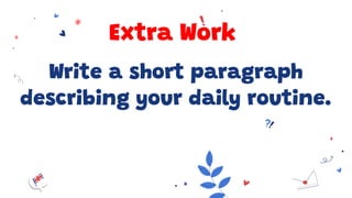 Lesson Plan on Teaching Daily Routine and The Simple Present Tense | PDF