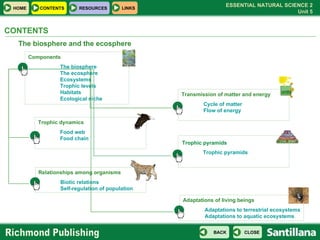U05 Biosphere Ecosphere | PPT