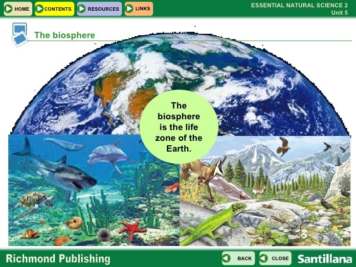 U05 Biosphere Ecosphere