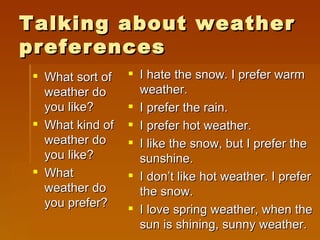 U05 weather | PPT | Weather | Science