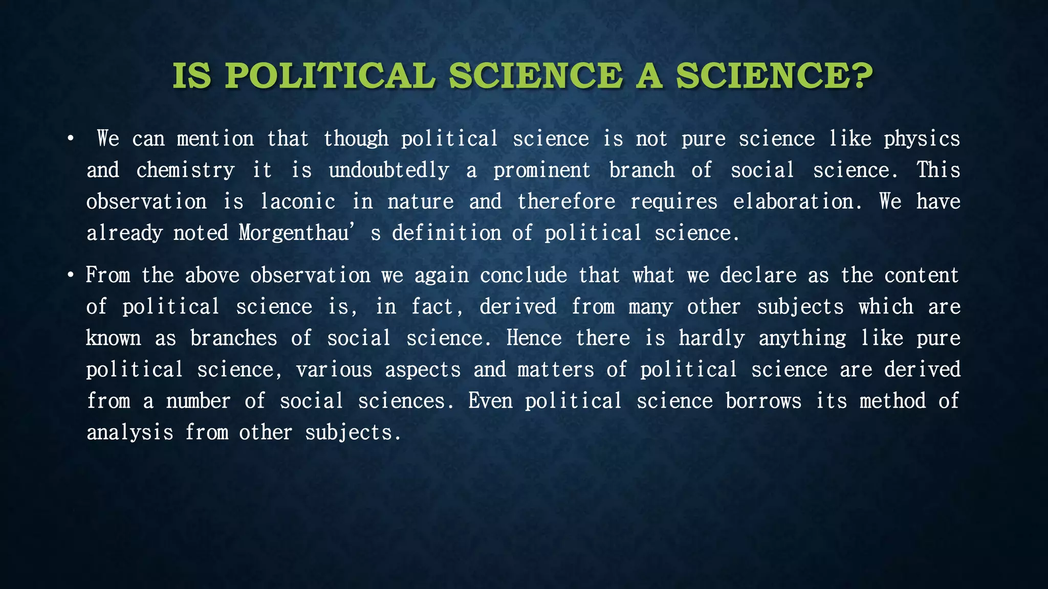 Political science | PPTX