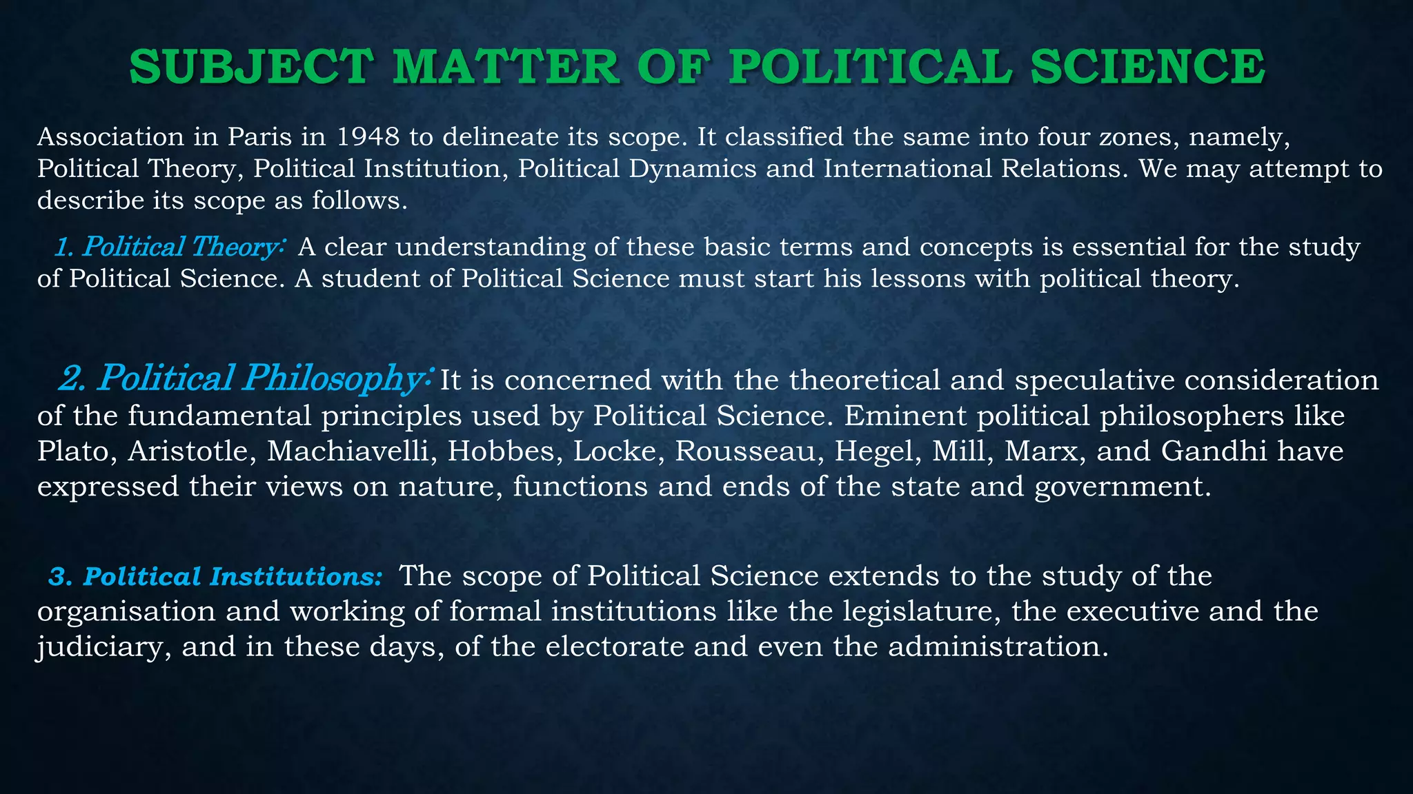 Political science | PPTX