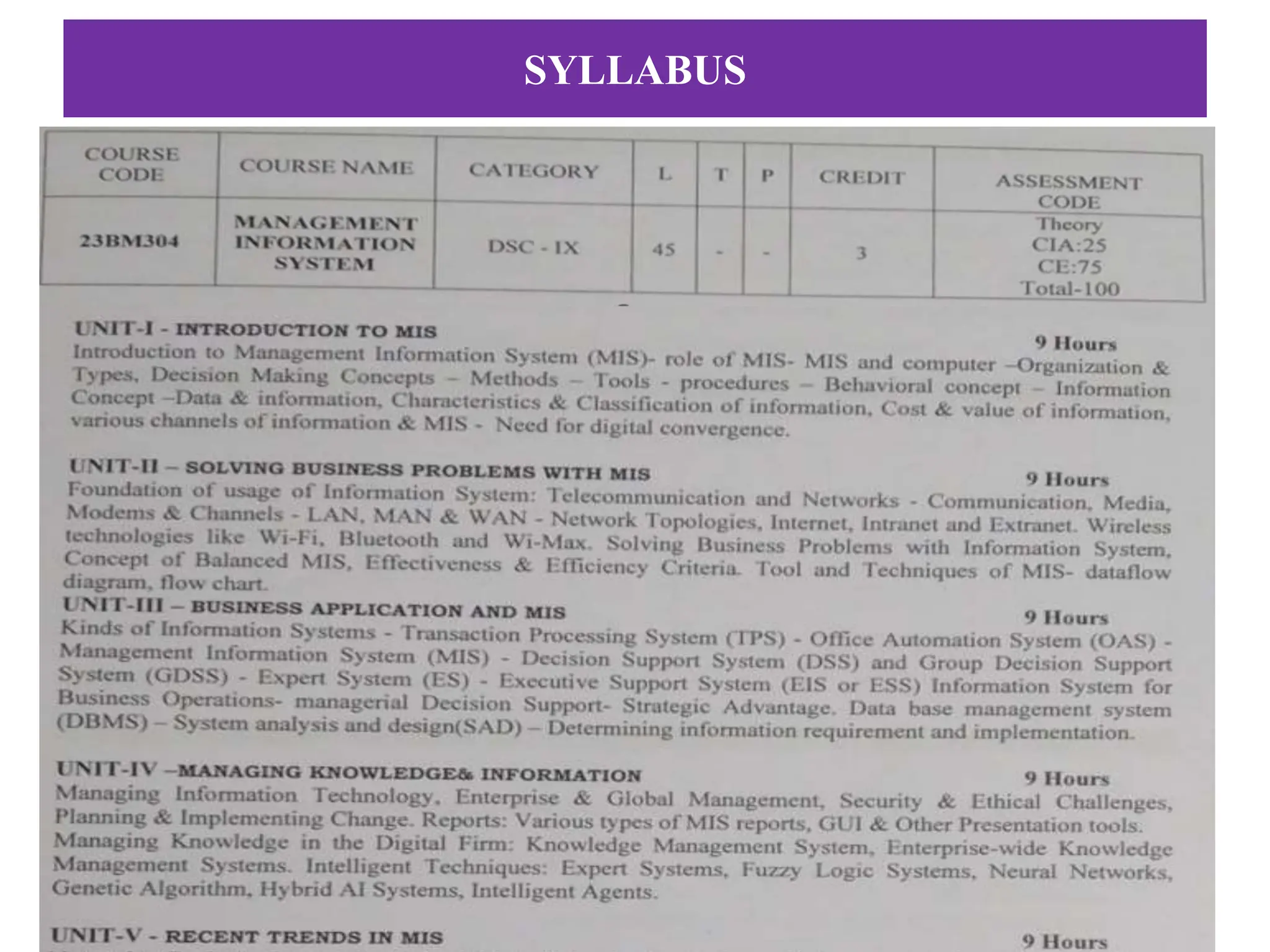 Management Information System Introduction Ppt
