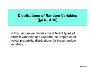 Statistical Distributions normal binary.ppt