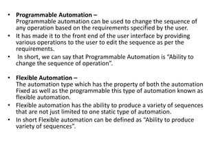 plc and automation for ece department students | PPTX