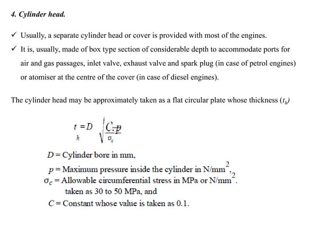 U1 Design of cylinder | PPTX