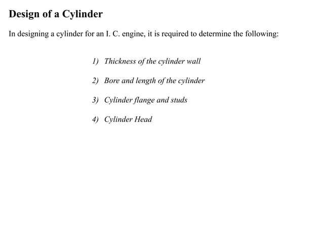U1 Design of cylinder | PPTX