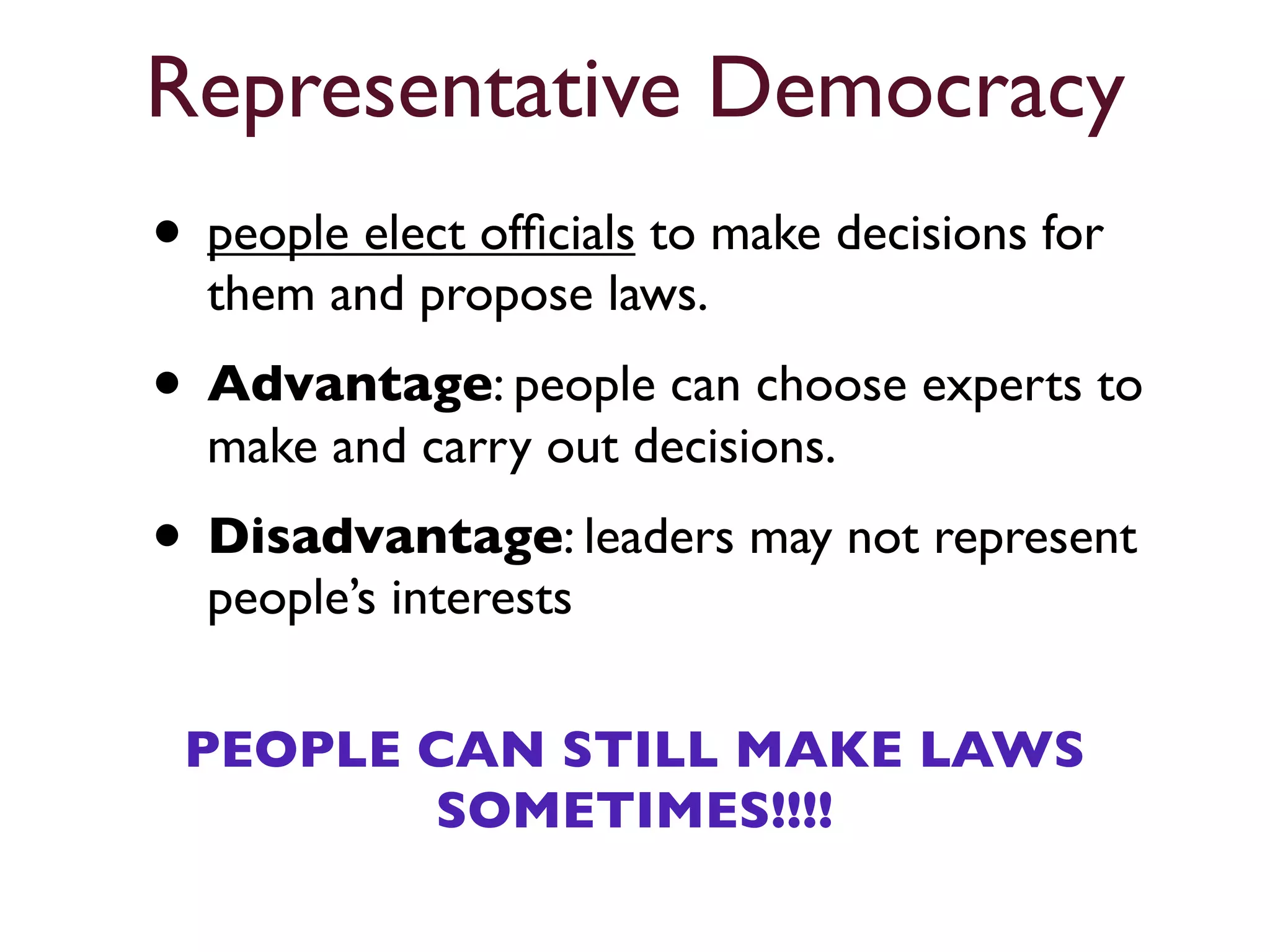 Direct and Representative Democracies | PDF
