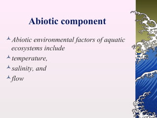 marine ecosystem | PPT
