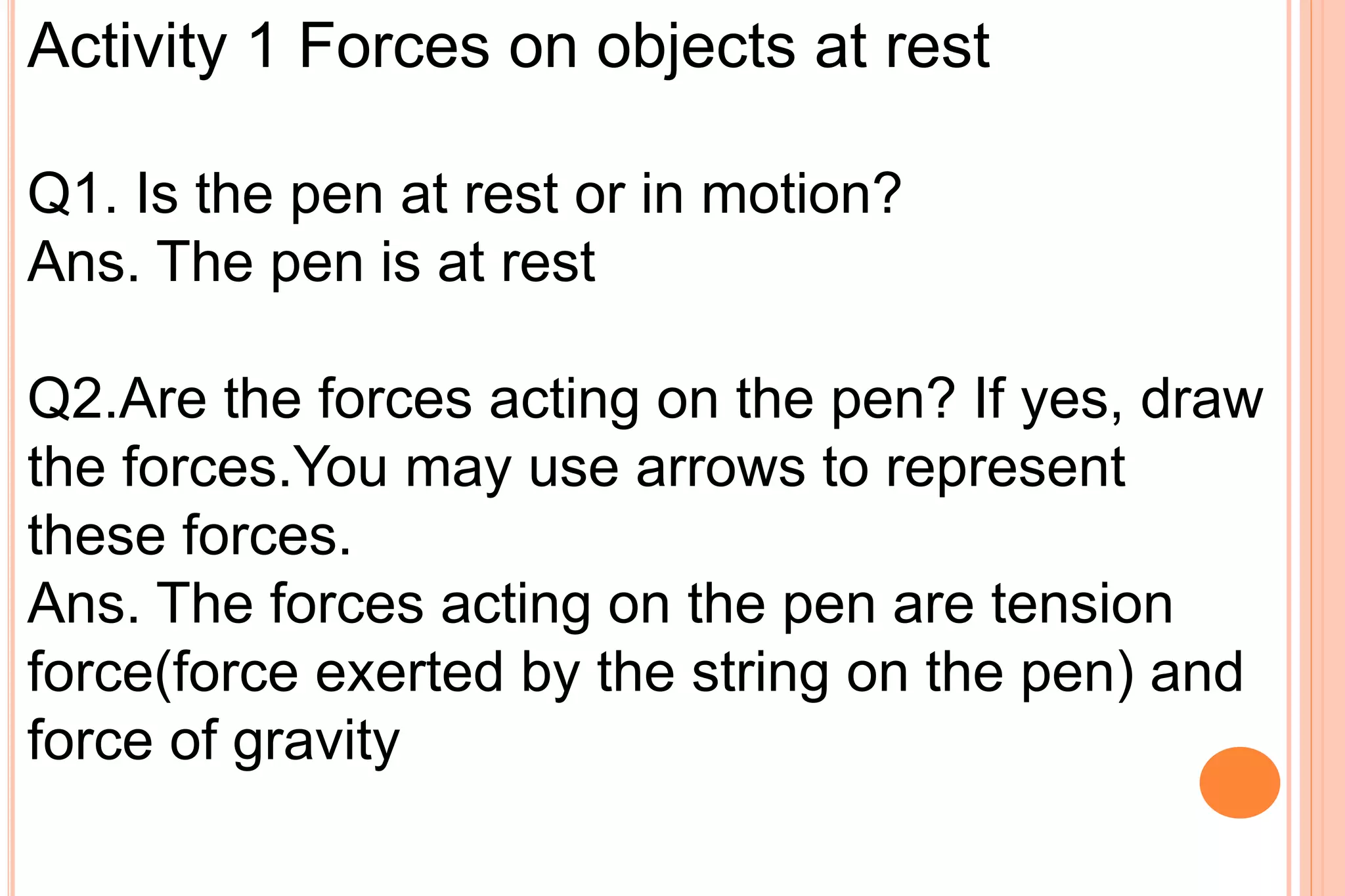 U1 module 1 forces and motion | PPTX