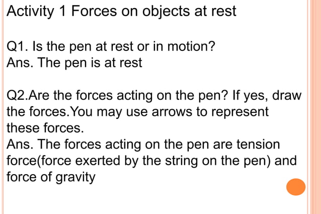 U1 module 1 forces and motion | PPTX
